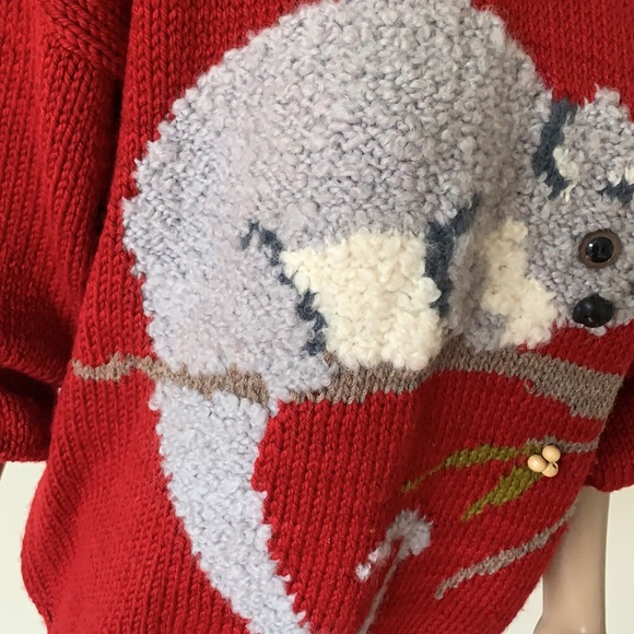 Hand Crafted | Sweaters | Vintage Handmade Possum Knit Sweater | Poshmark